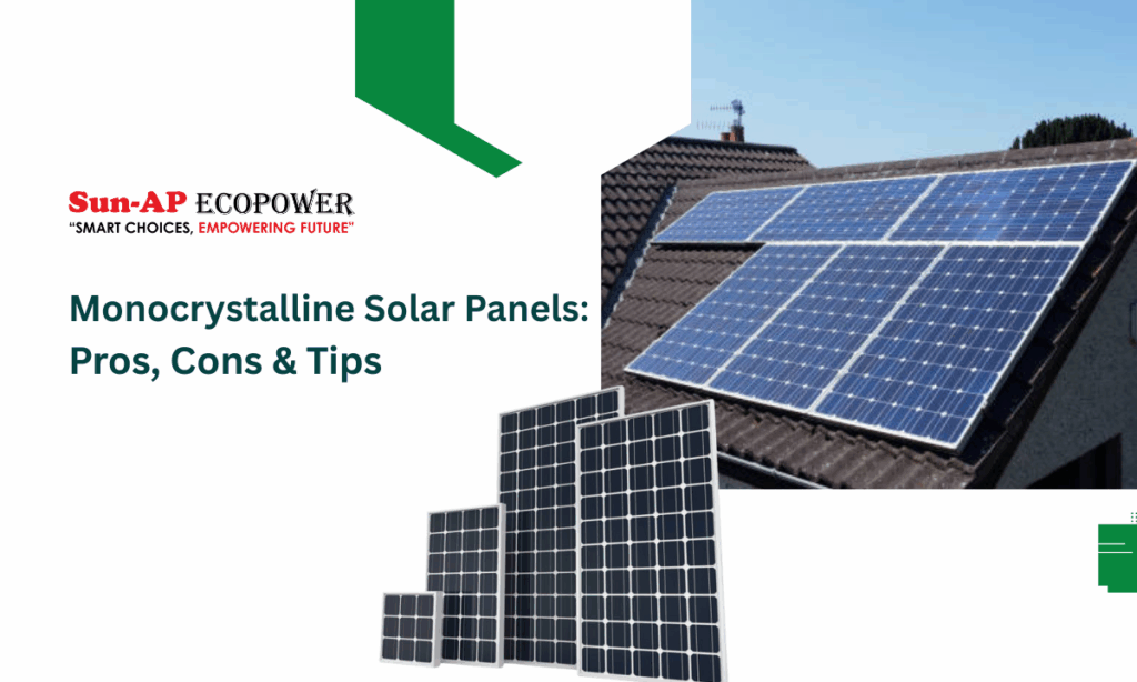 Monocrystalline Solar Panels For Homeowners: Pros, Cons & Installation Tips